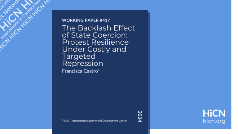 The Backlash Effect of State Coercion: Protest Resilience Under Costly ...