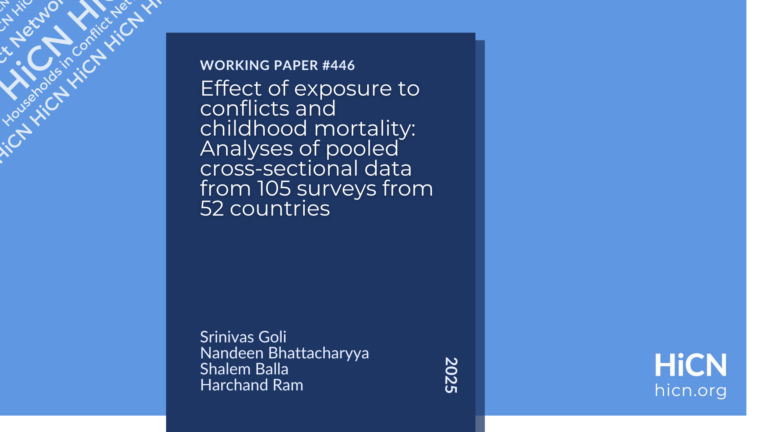 Effect of exposure to conflicts and childhood mortality: Analyses of ...