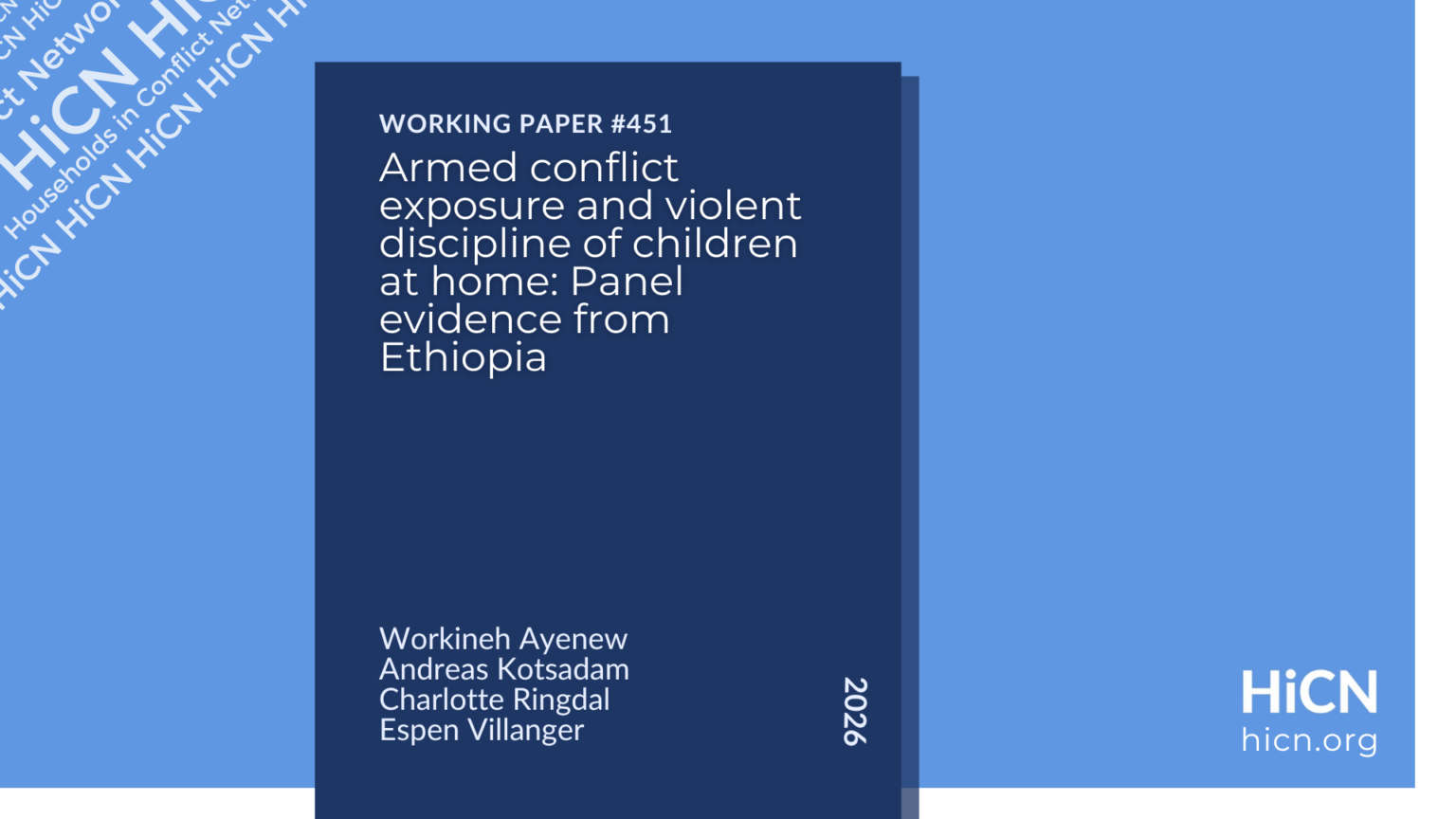 Armed conflict exposure and violent discipline of children at home ...